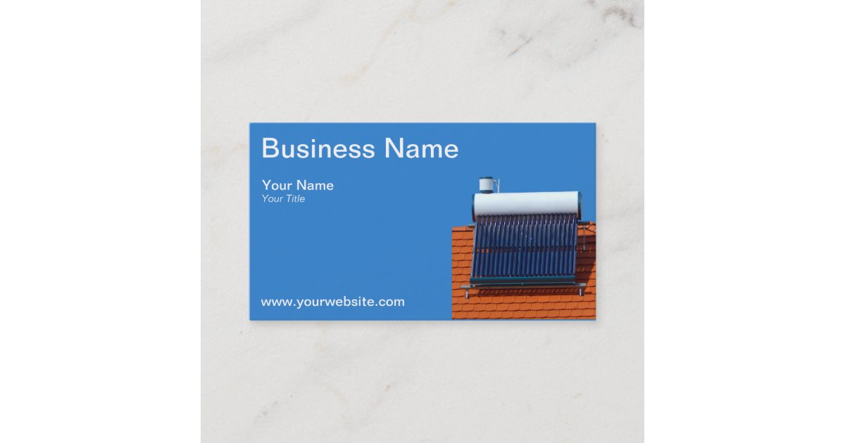 Solar energy business card | Zazzle