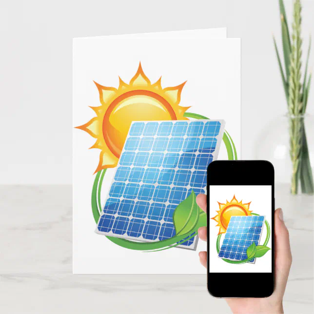Solar Energy Greeting Cards | Zazzle