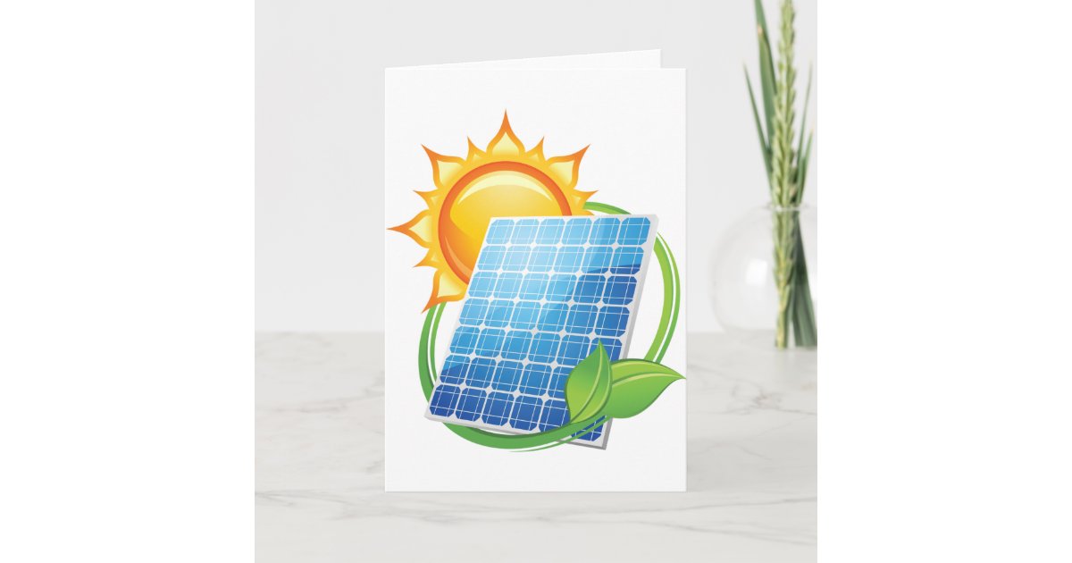 Solar Energy Greeting Cards | Zazzle