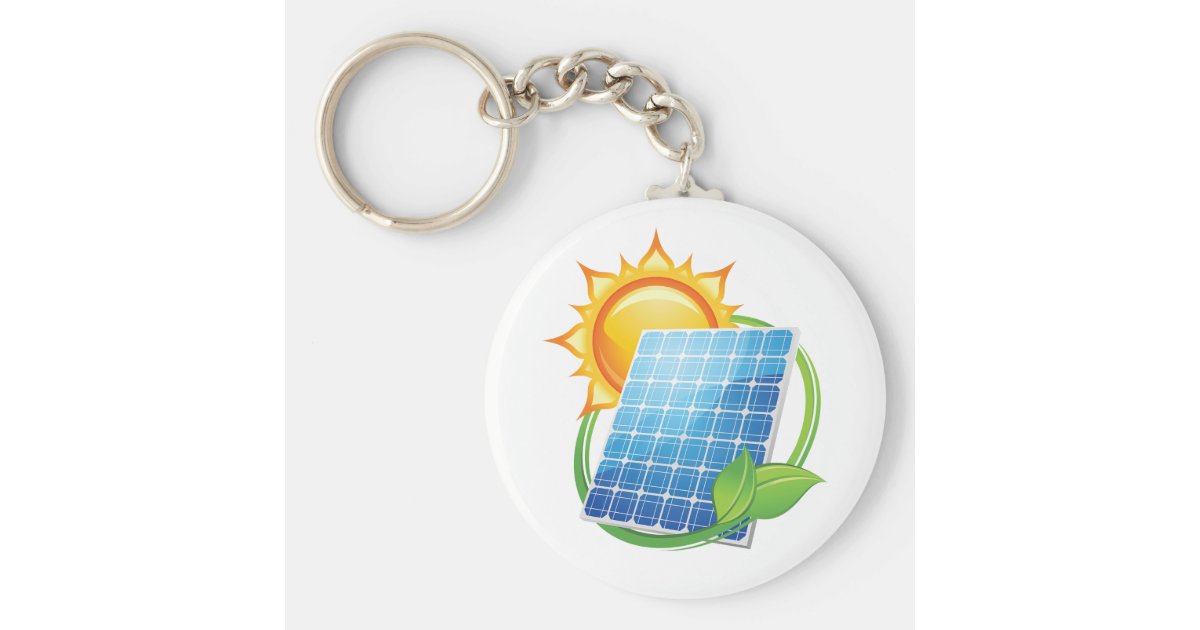 Solar Energy Keychain | Zazzle.com