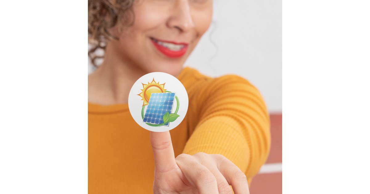 Solar Energy Stickers | Zazzle