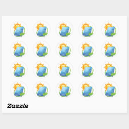 Solar Energy Stickers | Zazzle