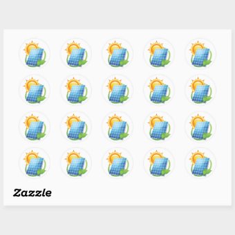 Solar Energy Stickers | Zazzle