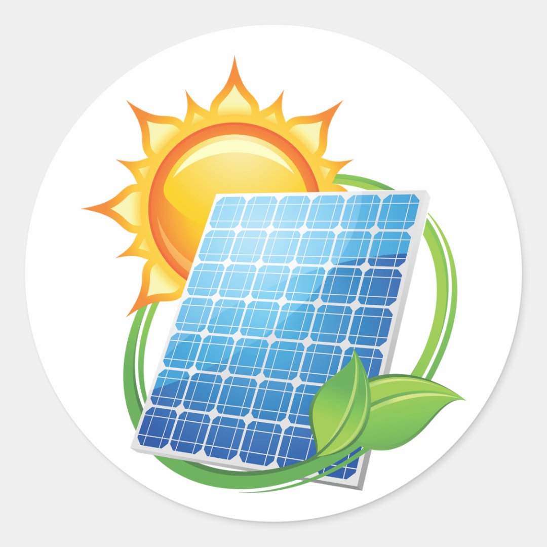 Solar Energy Stickers | Zazzle