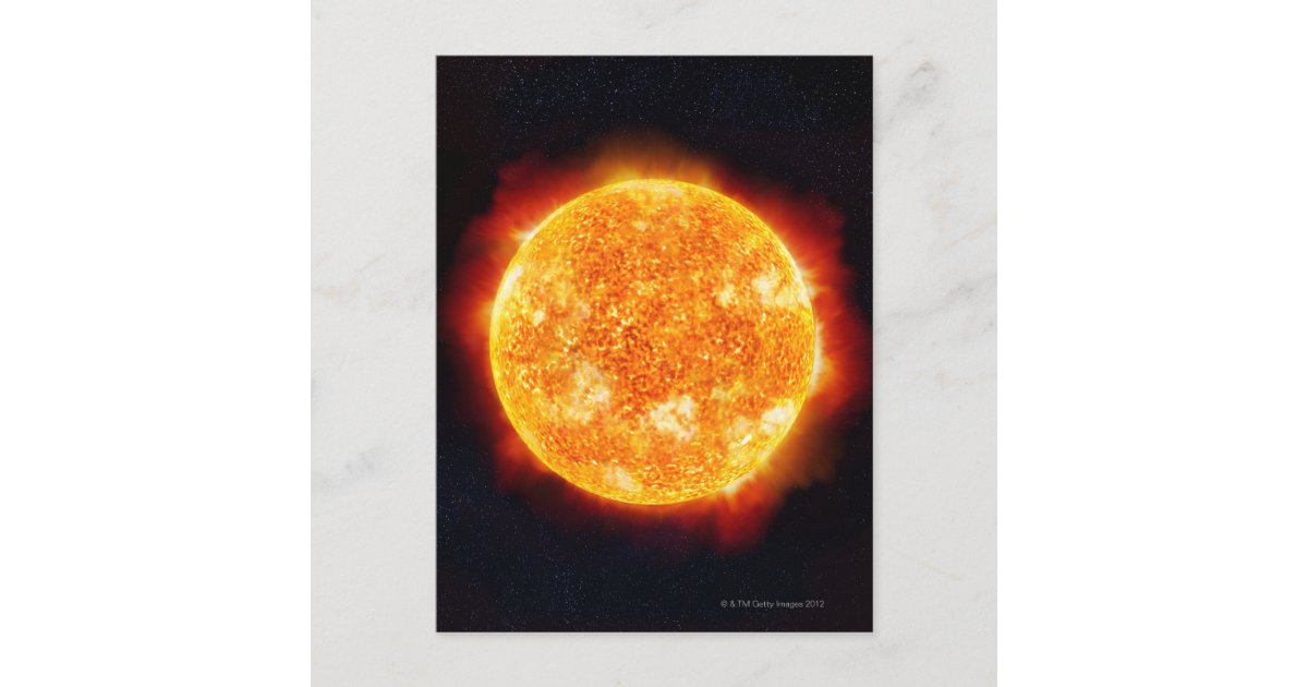 Solar Flares Postcard | Zazzle