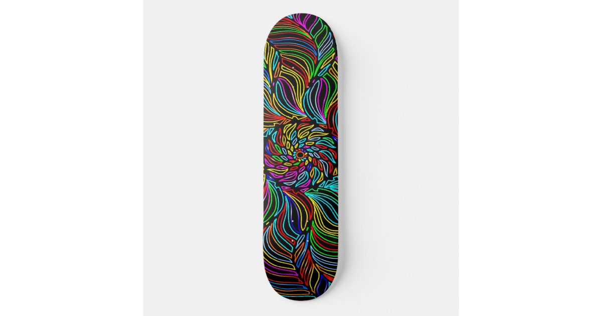 Solar Flares Skateboard | Zazzle