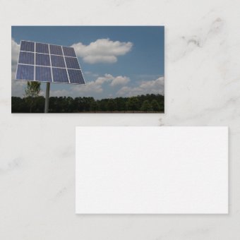 Solar panel install Company Business Card | Zazzle