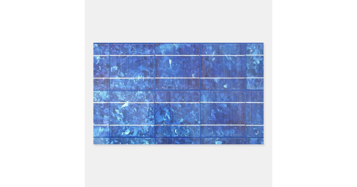 Solar panel rectangular sticker | Zazzle