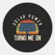 Solar Panel Solar Energy Solar Power Classic Round Sticker | Zazzle