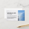 Solar Panels Appointment Card | Zazzle