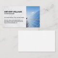 Solar Panels Appointment Card | Zazzle