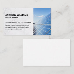 Solar Panels Appointment Card | Zazzle