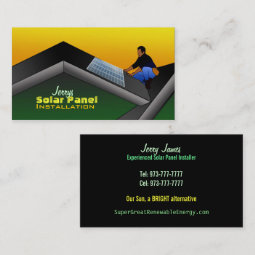 Solar Panels Business Cards | Zazzle