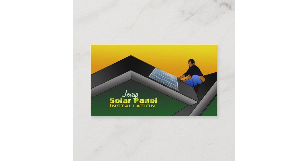 Solar Panels Business Cards | Zazzle