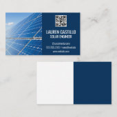 Solar Panels | QR Scan Code Business Card | Zazzle