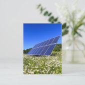 Solar Panels with rural landscape Postcard | Zazzle