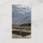 solar panels - green energy business card | Zazzle.com