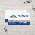 Solar Power | Home Tech | Roof Business Card | Zazzle