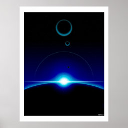 Solar Scene Poster | Zazzle