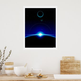 Solar Scene Poster | Zazzle