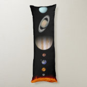 Solar system body pillow | Zazzle