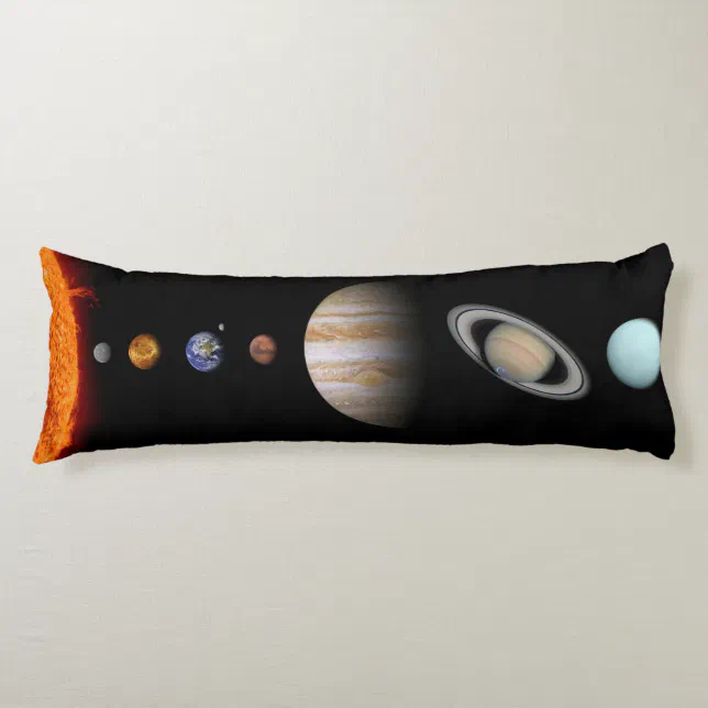Solar system body pillow | Zazzle