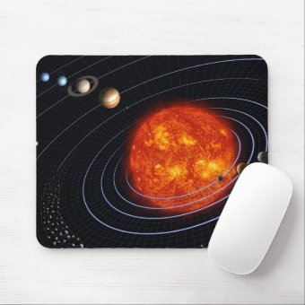 Solar System design Mouse Pad | Zazzle