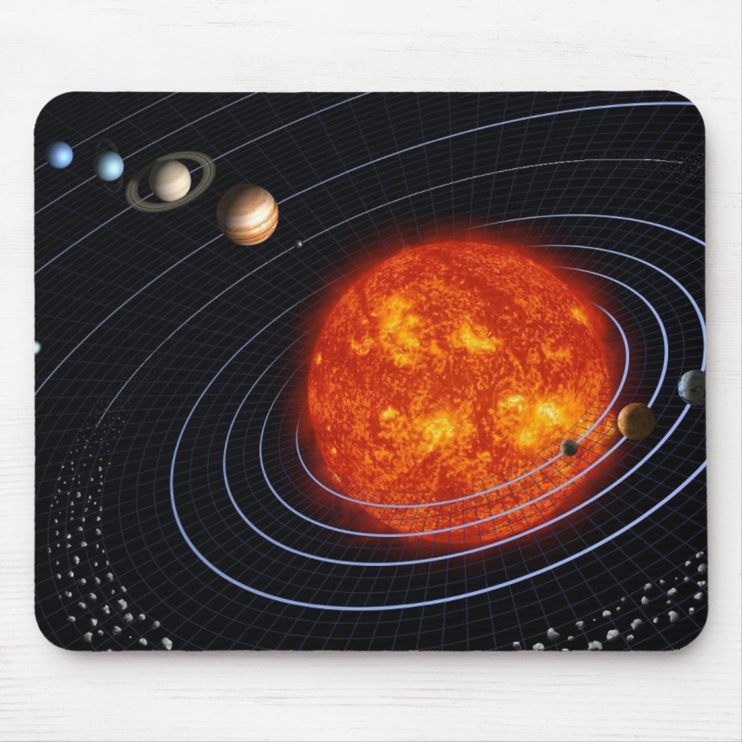 Solar System design Mouse Pad | Zazzle