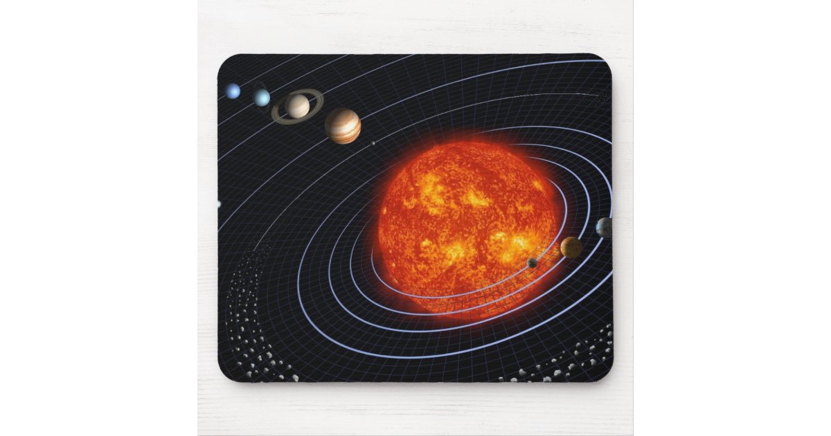 Solar System design Mouse Pad | Zazzle