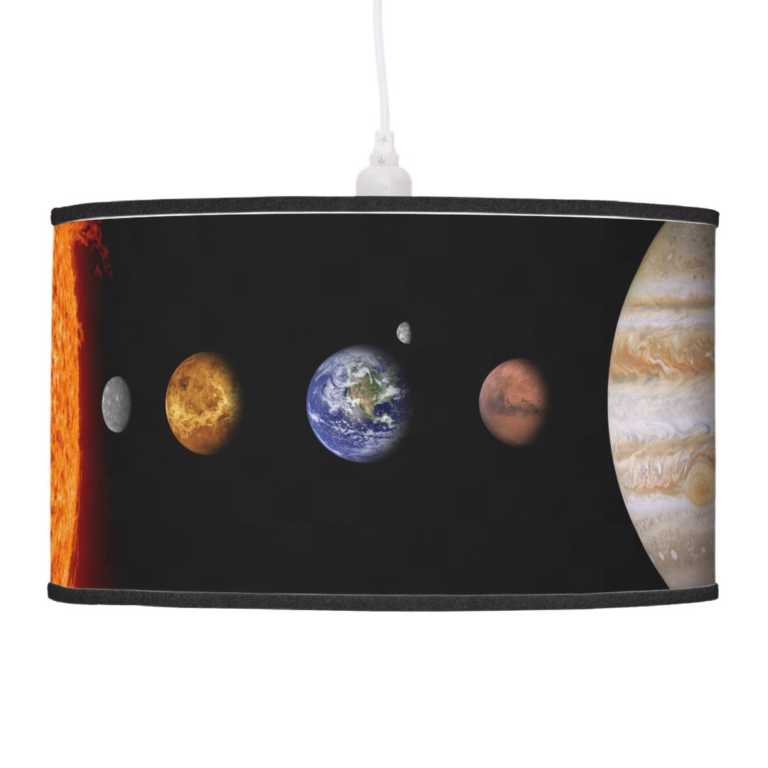 Solar System Inline Outer Space Model Lamp | Zazzle