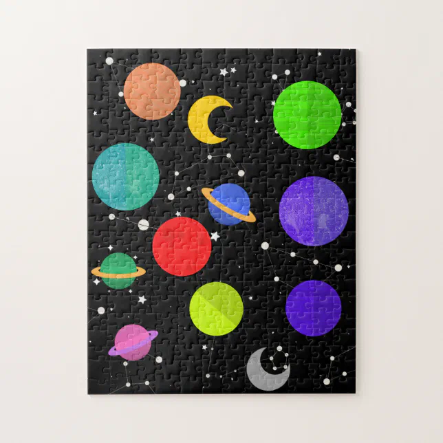 Solar System Jupiter Sun Moon Neptun Space Jigsaw Puzzle | Zazzle