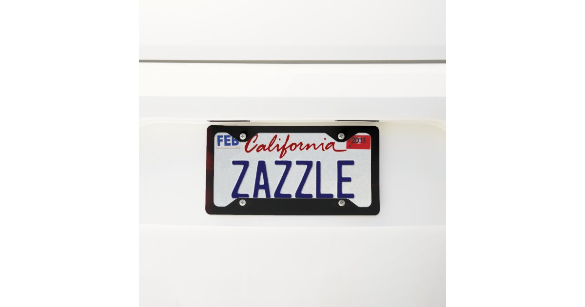 Solar system license plate frame | Zazzle