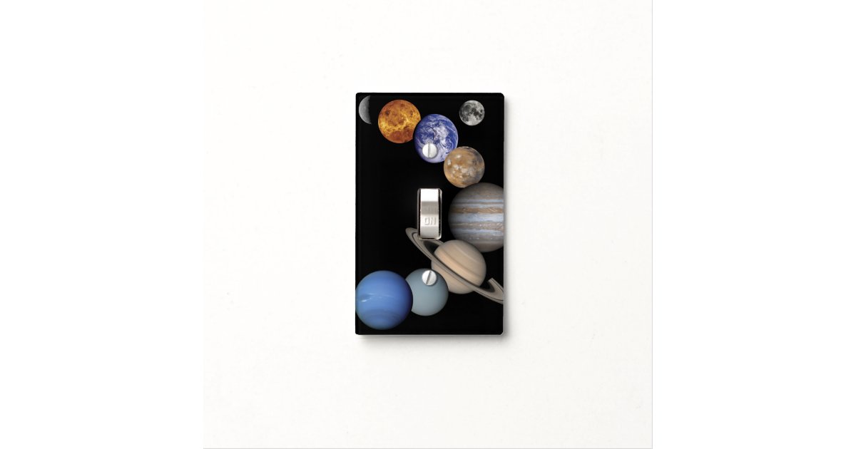 Solar System Light Switch Cover | Zazzle