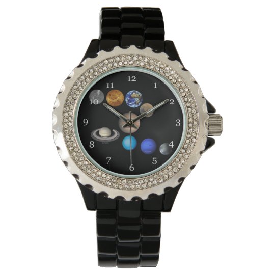 Solar system nine planets watch. watch | Zazzle.com