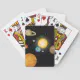 Solar System Planets in Deep Dark Space Poker Cards | Zazzle