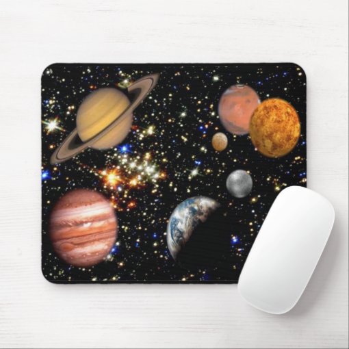 Solar System Planets Mousepad | Zazzle