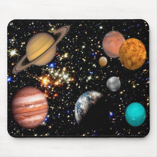 Solar System Planets Mousepad | Zazzle.com