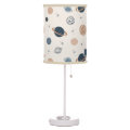 Solar System Planets Sketch Pattern Table Lamp | Zazzle