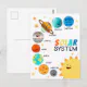 Solar System Planets Space Educational Postcard | Zazzle