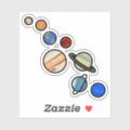 Solar System Sticker | Zazzle