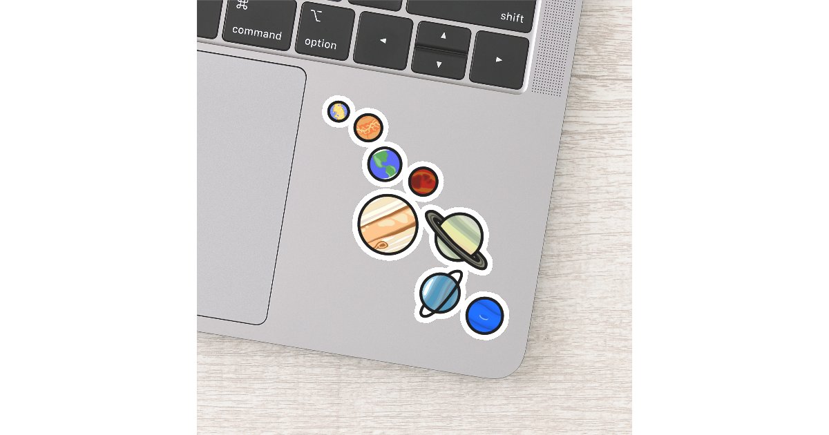 Solar System Sticker | Zazzle