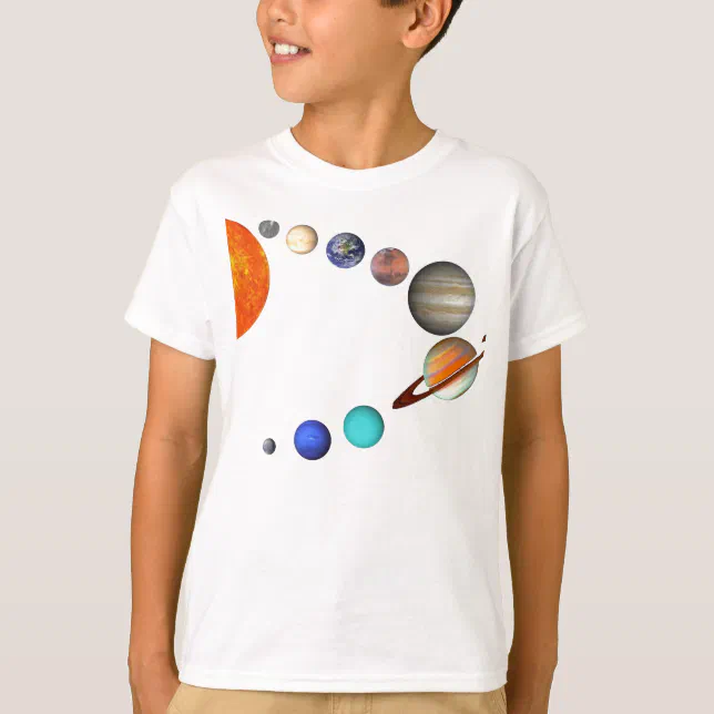 Solar System T-Shirt | Zazzle