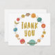 Solar System thank you tag | Zazzle