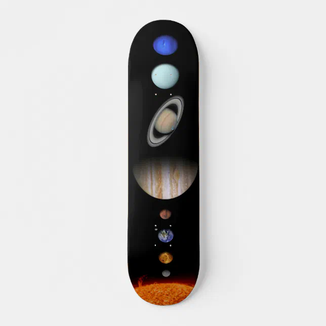 Solar SystemOuter Space Planet for Astronomy Lover Skateboard | Zazzle
