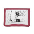Soldier in the French Foreign Legion Cartoon Trifold Wallet | Zazzle