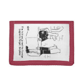 Soldier in the French Foreign Legion Cartoon Trifold Wallet | Zazzle