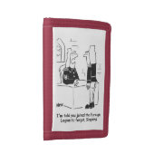 Soldier in the French Foreign Legion Cartoon Trifold Wallet | Zazzle