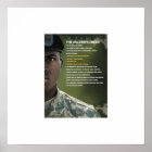 The Soldiers Creed Military Warrior Ethos Poster | Zazzle.com
