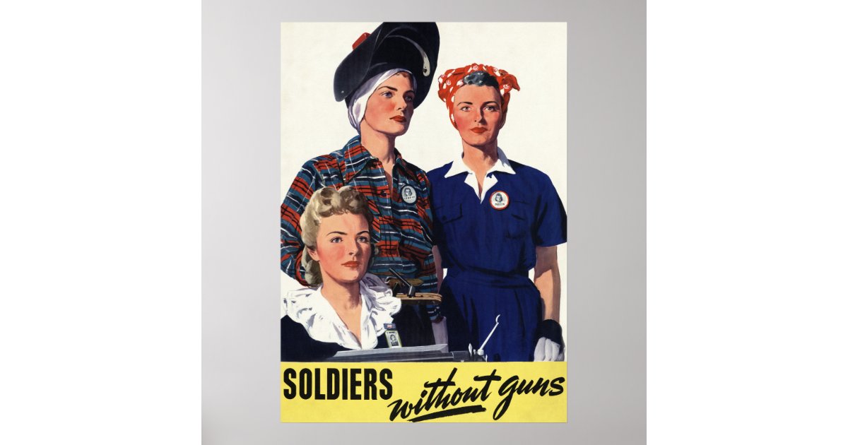 Soldiers without guns poster | Zazzle
