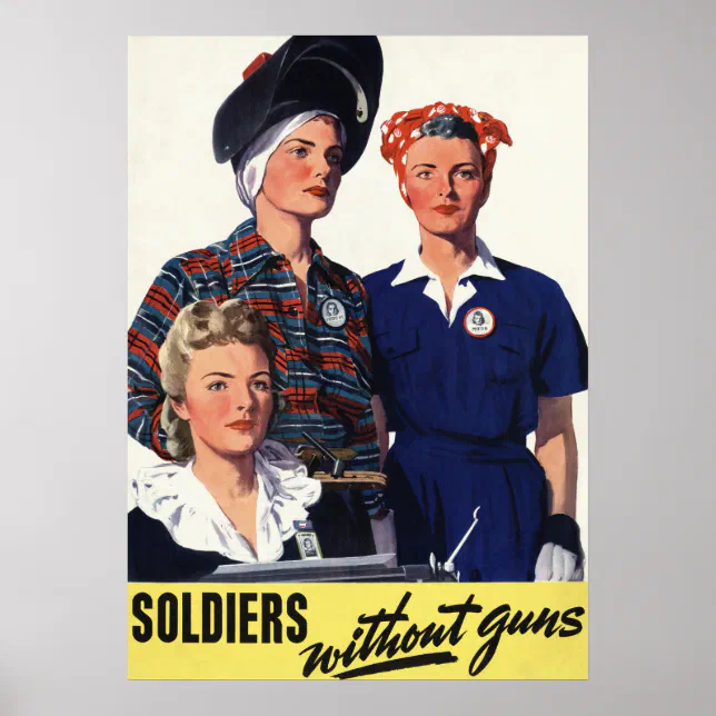 Soldiers without guns poster | Zazzle